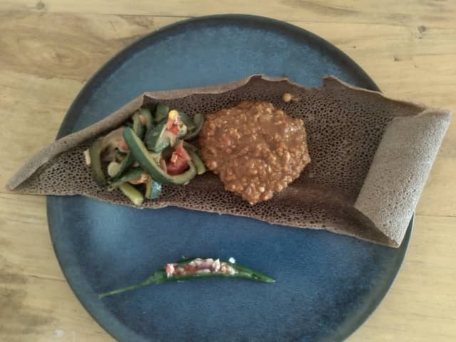 Teff Injera-Menu